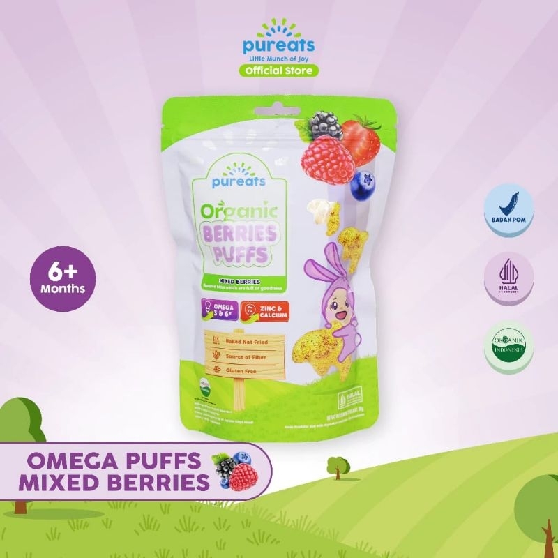 Jual PUREATS ORGANIC BERRIES PUFFS 30G | Shopee Indonesia