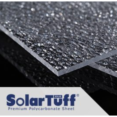 Jual atap polycarbonate SOLARFLAT/solartuff solid pola embossed/ timbul ...
