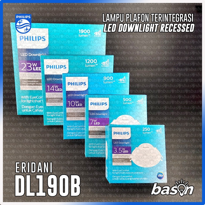Jual PHILIPS Eridani G3 DL190B 3.5W LED3 D80 3" - LED Downlight 3W | Shopee Indonesia