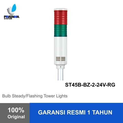 Jual Tower Light ST45B-BZ-2-24V-RG With Buzzer (Qlight) | Shopee Indonesia