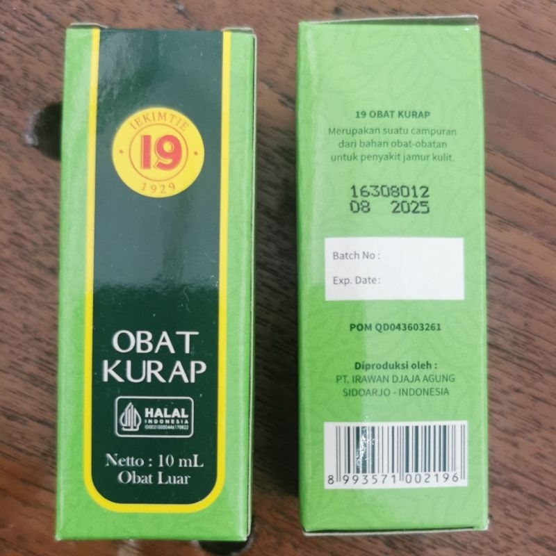 Jual Obat kurap 19 cair IE KIM TIE ampuh utk panu kadas kurap | Shopee ...