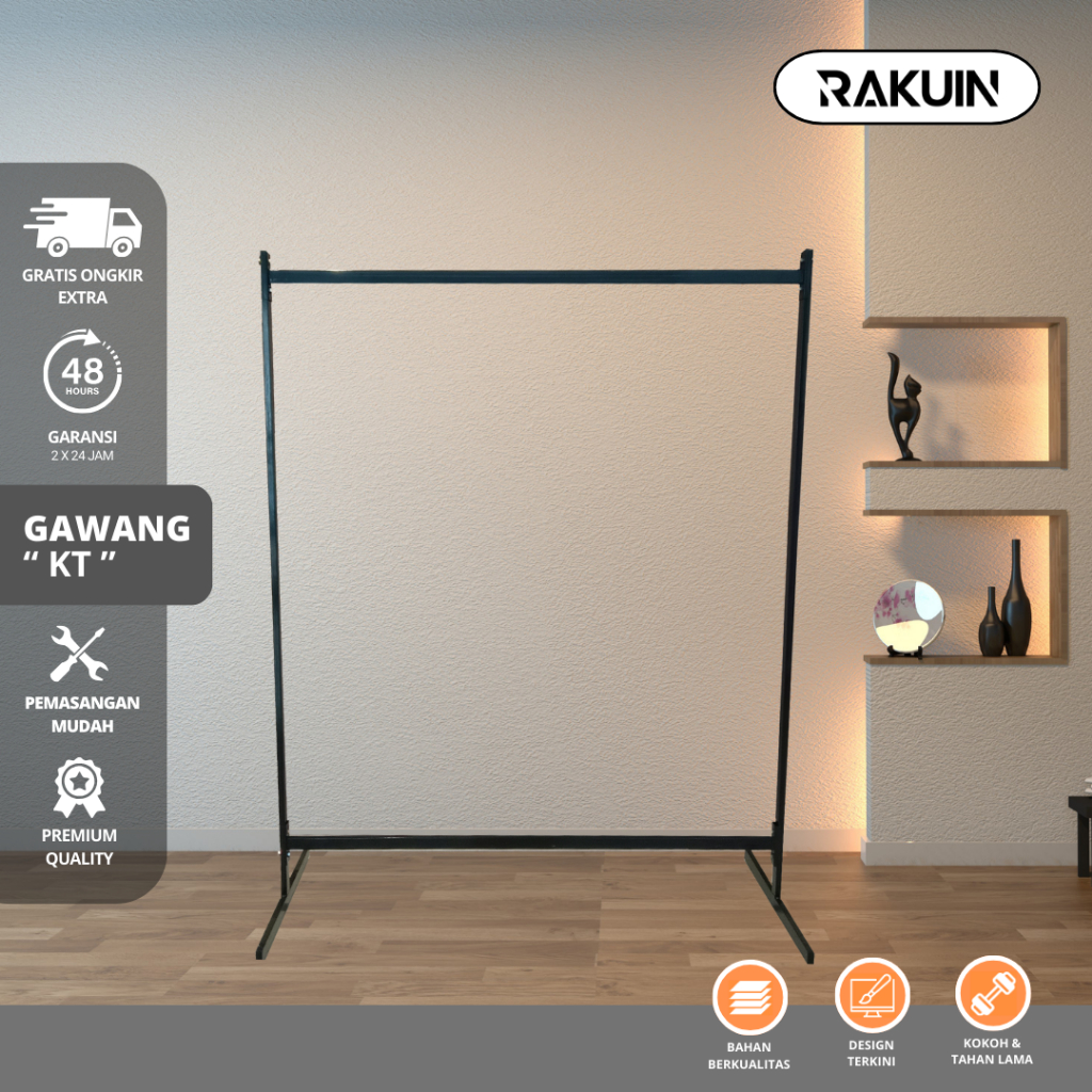 Jual GAWANG KT - GANTUNGAN BAJU BESI MINIMALIS /GAWANG BAJU BERDIRI ...
