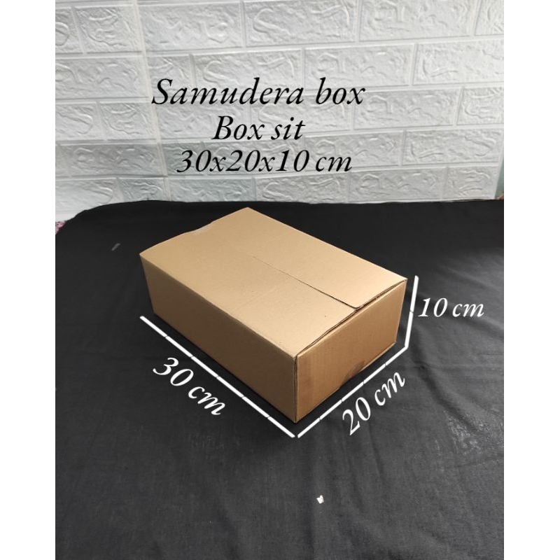 Jual kardus karton box uk. 30x20x10 cm... ST(SHEET) singgle wall polos ...