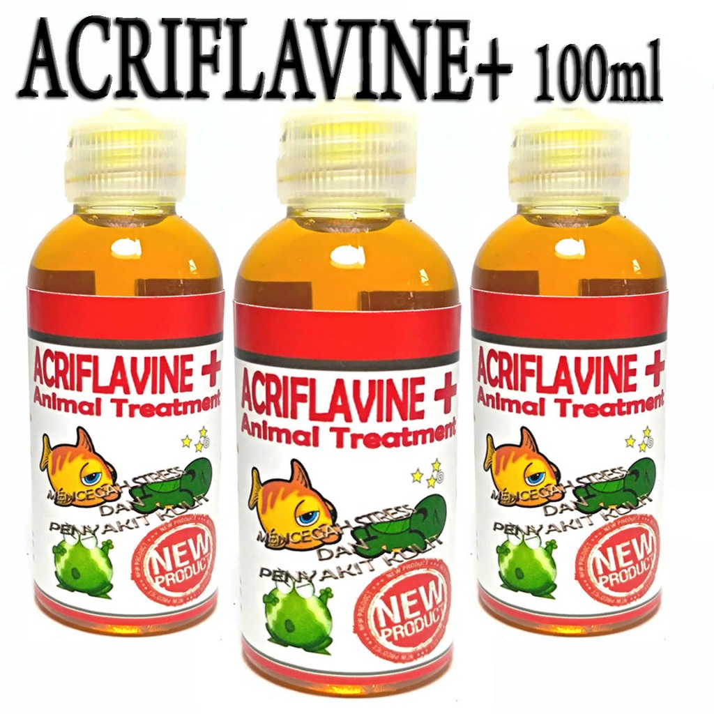Jual ACRIFLAVINE OBAT KUNING KURA KURA OBAT JAMUR PARASITE REPTILE LUKA ...