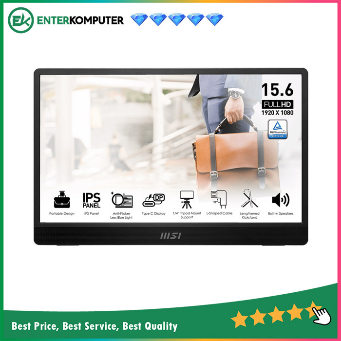 Jual MSI Pro MP161 E2 15.6" FHD IPS Portable Monitor | Shopee Indonesia
