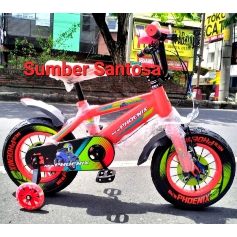 Jual SEPEDA ANAK BMX PHOENIX BAN JUMBO 12 INCH MUSIK PESAWAT TERBARU ...
