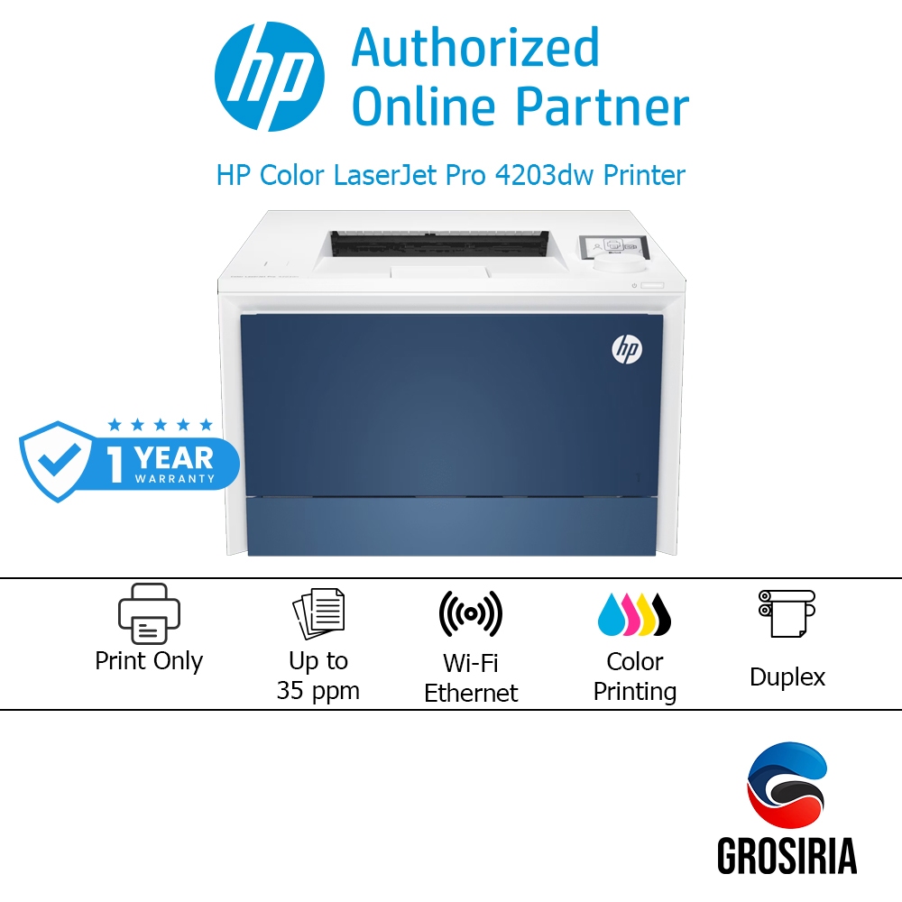 Jual HP Printer Laser Color Warna LaserJet Pro 4203DW 4203 DW Print ...