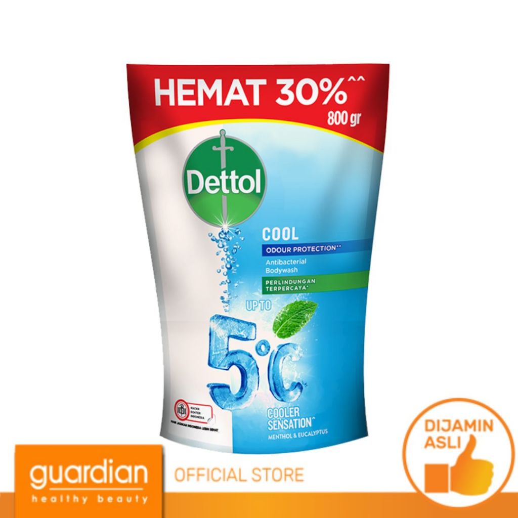 Jual DETTOL Sabun Mandi Cair Cool 800ml | Shopee Indonesia