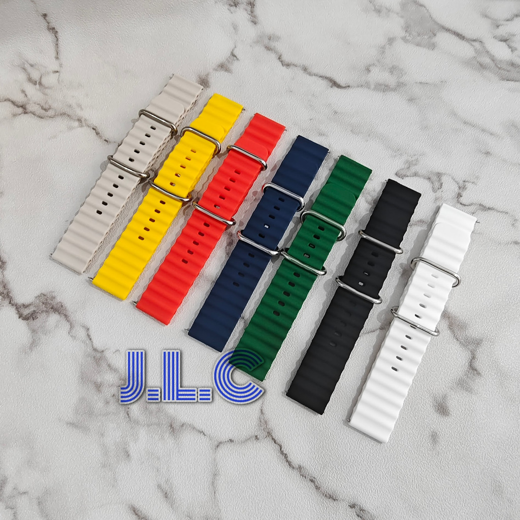 Jual Ocean Strap Rubber Karet Silicone Silikon Watch Band Tali Jam ...