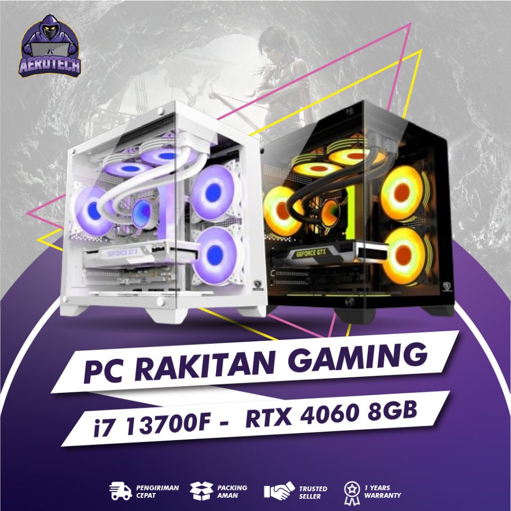 Jual PC RAKITAN GAMING i7 13700F | VGA RTX 4060 8 GB | RAM 32 GB | SSD ...