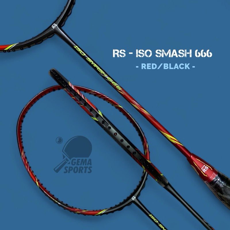 Jual Raket Badminton Bulutangkis RS Reinforce Speed ISO SMASH 666 / RS ...