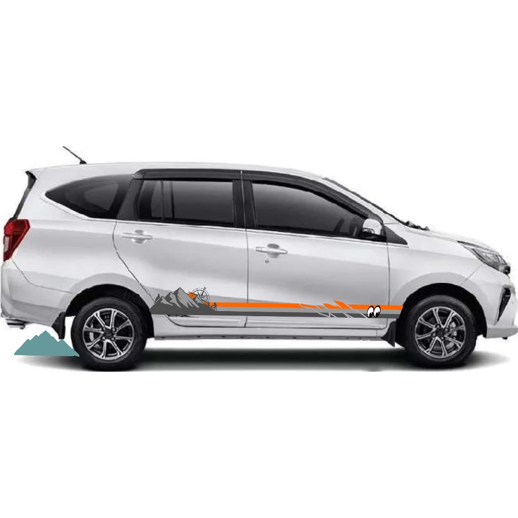 Jual sticker mobil calya sigra avanza xpander inova agya brio tema ...