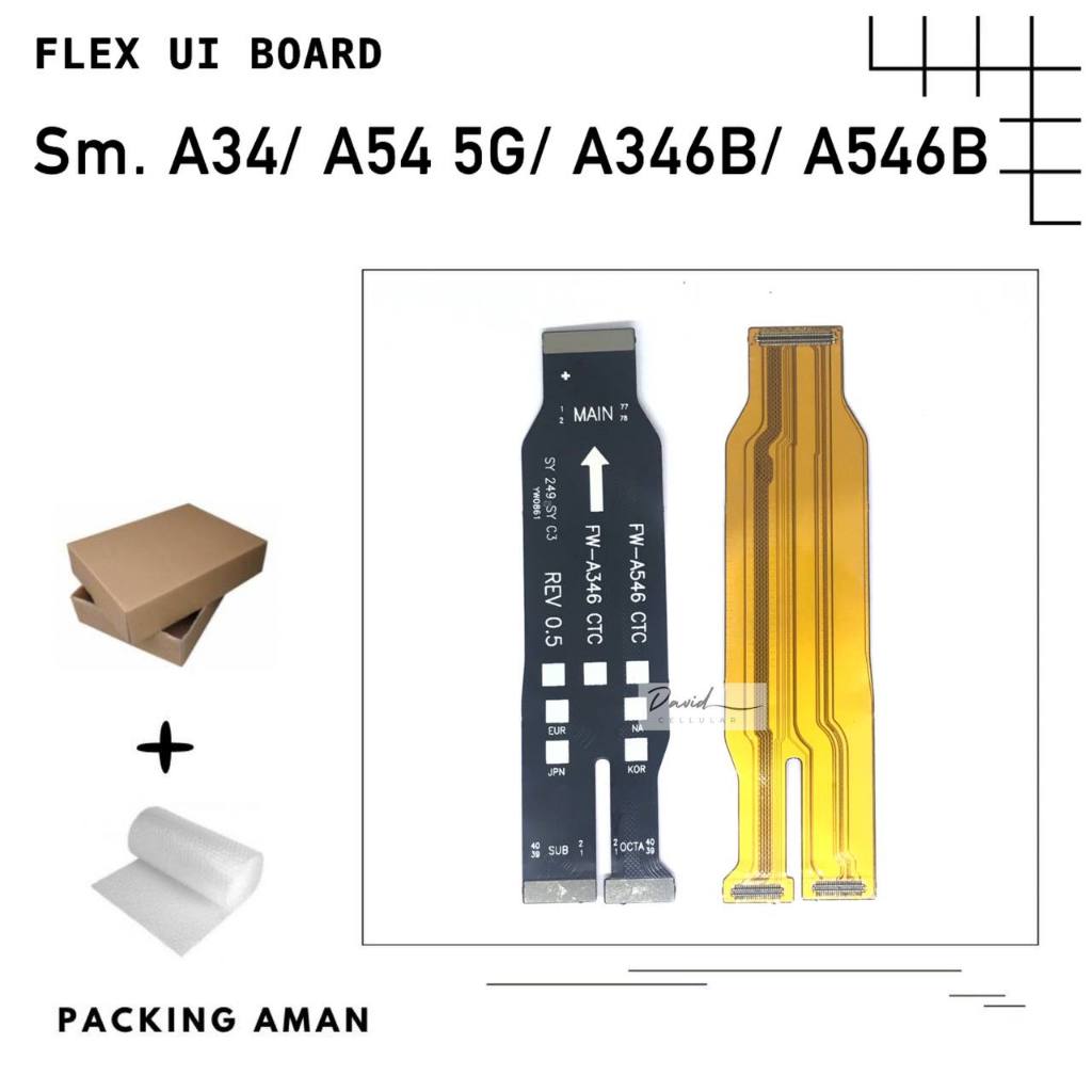 Jual FLEKSIBEL UI BOARD SAMSUNG A34 5G / A54 5G / A346 A346B A546 A546B - MAIN BOARD FLEXIBEL ...