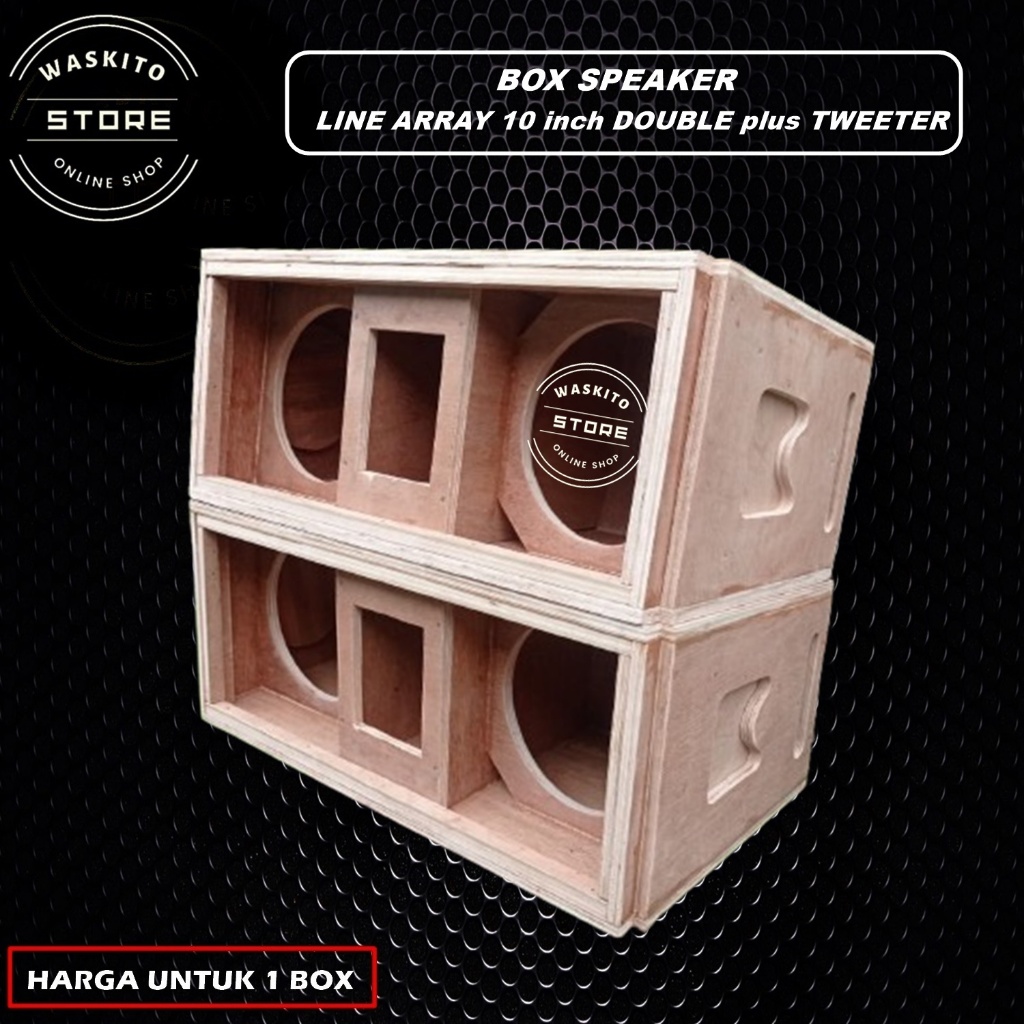 Jual Box Speaker Midle Line Array 10 inch Double Tweter | Shopee Indonesia
