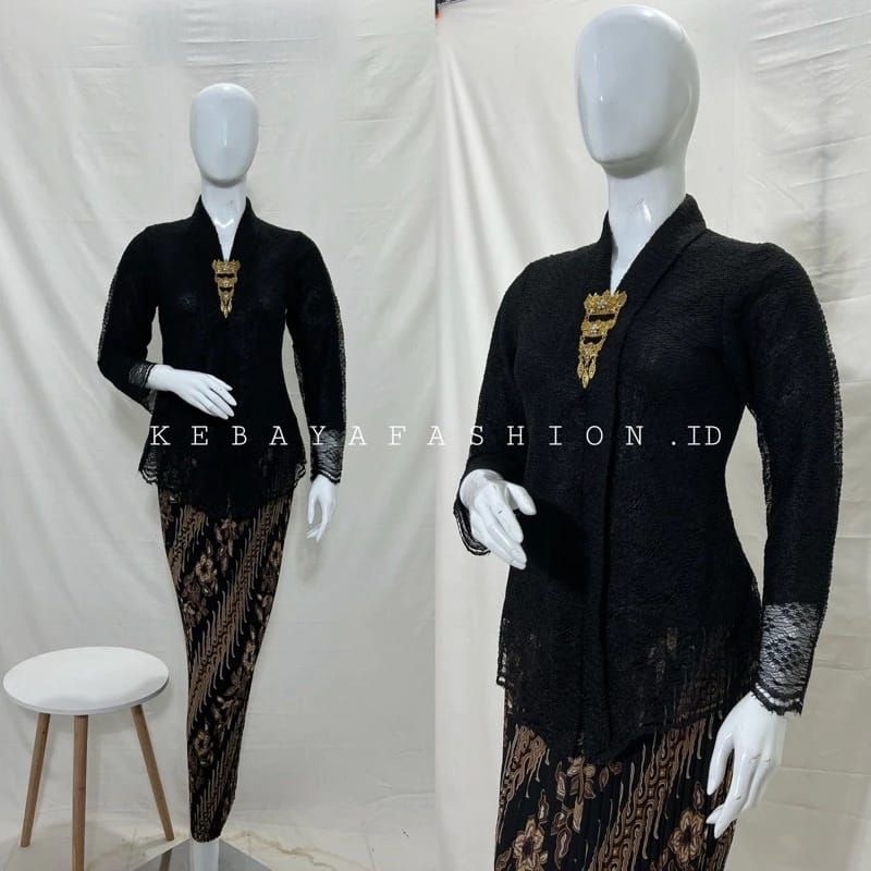 Jual SETELAN KEBAYA FLOY BROKAT LENGAN PANJANG / BAJU KEBAYA KARTINI ...