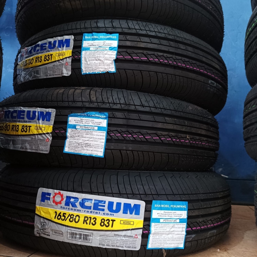 Jual STANDAR BAN MOBIL 165/80 RING 13 FORCEUM ECOSA 165 80 R13 BAN ...