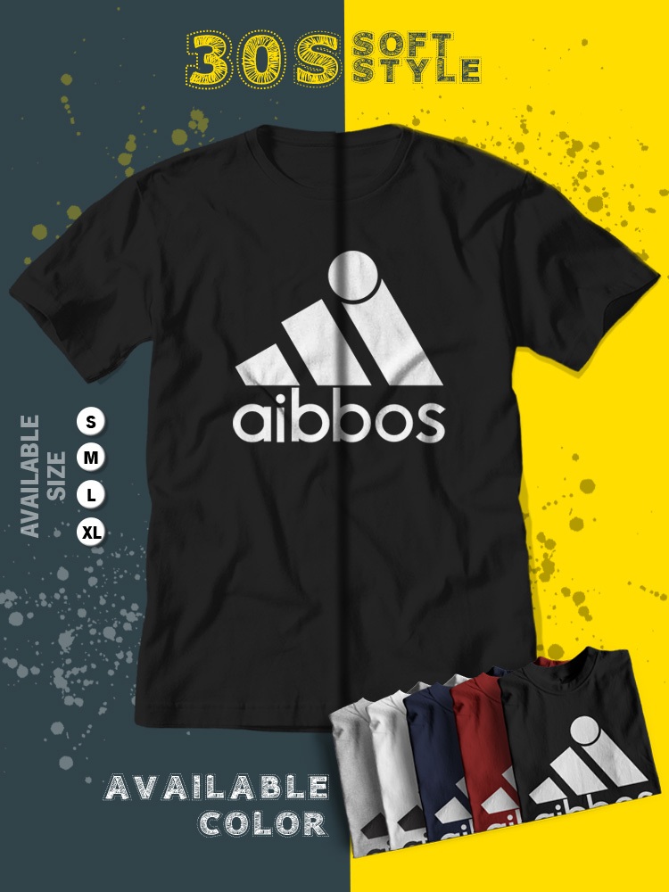 Jual Baju Distro Kaos Plesetan Lucu T shirt Aibbos 30S Soft Style ...