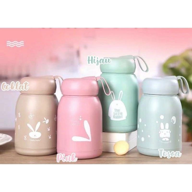 Jual Botol Kaca RABBIT Kelinci 330ml Botol Minum Anak - Souvenir ...