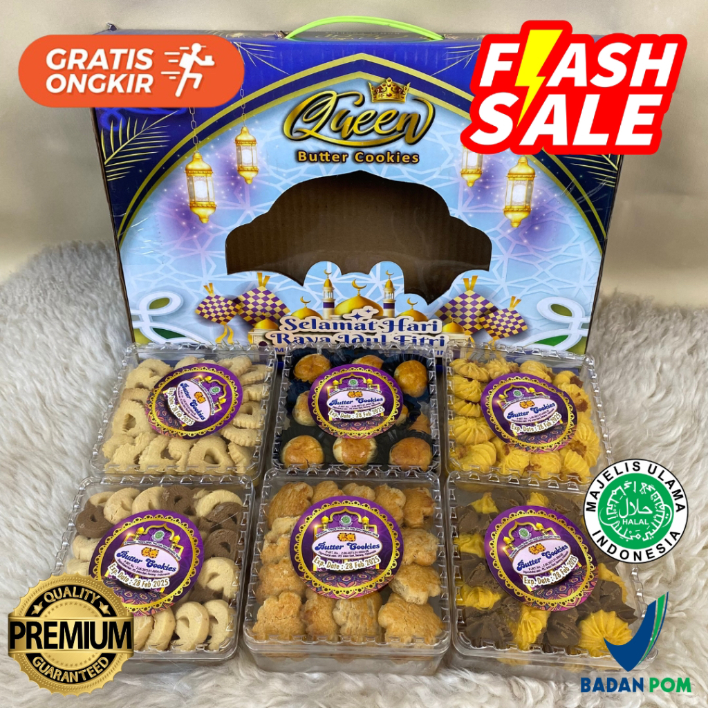 Jual PAKET KUE LEBARAN QUEEN PARCEL KUE LEBARAN PAKET KUE KERING PARCEL HAMPERS LEBARAN | Shopee ...