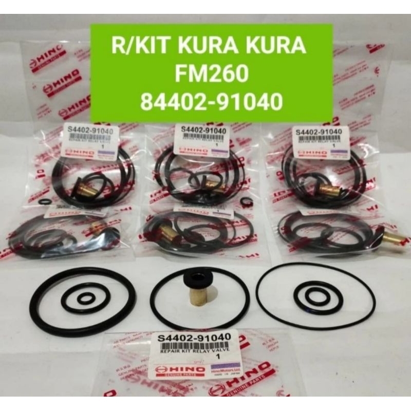 Jual REPAIR KIT RELAY VALVE KURA2 J08E HINO 500 LOHAN FM260TI | Shopee ...