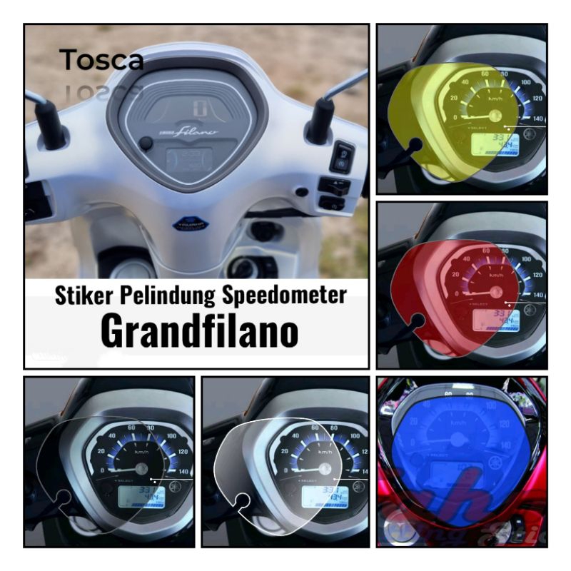 Jual Stiker Antigores speedometer Yamaha Grand Filano Stiker pelindung ...