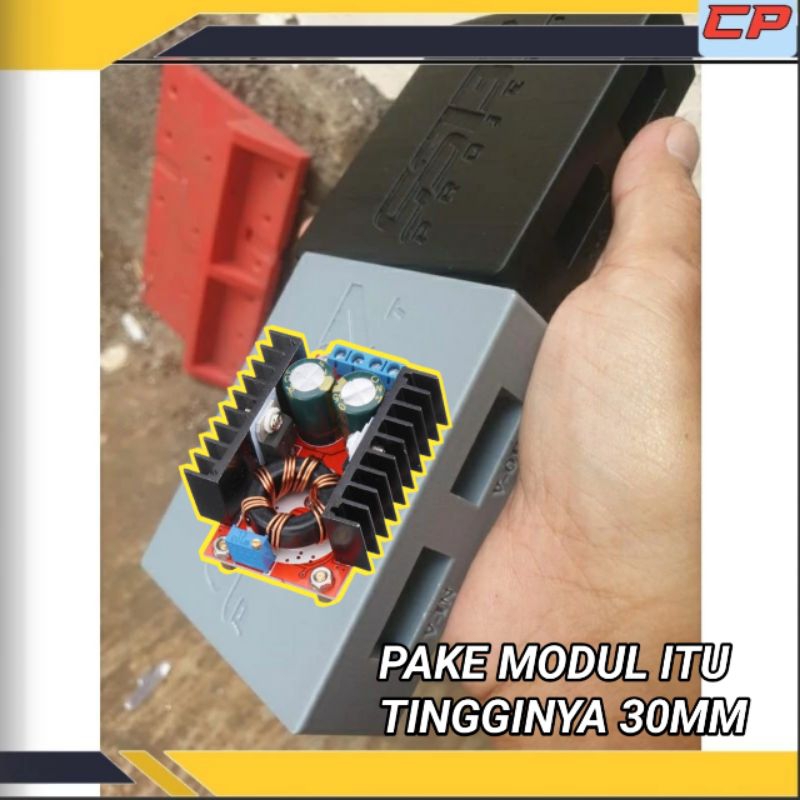 Jual Custom logo kesing power up pake modul step down merah | Shopee ...