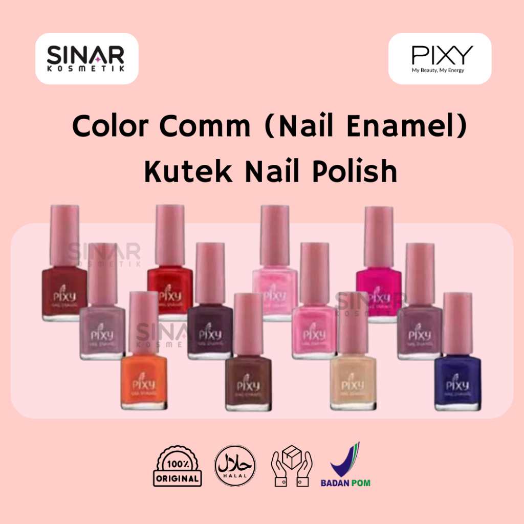 Jual Pixy Color Comm (Nail Enamel) Kutek Nail Polish | Shopee Indonesia