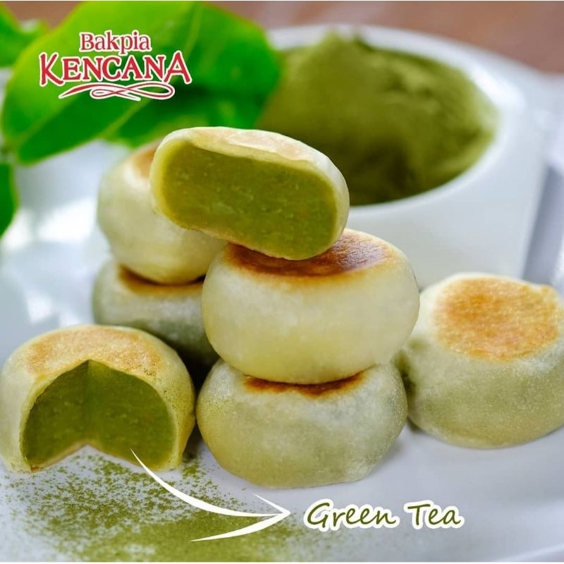 Jual Bakpia Kencana rasa Green Tea | Shopee Indonesia