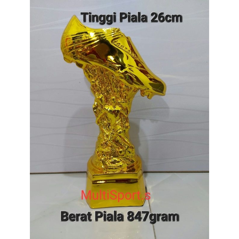 Jual PIALA TROPHY IMPORT BEST PLAYER TOP SCORE 26 CM | Shopee Indonesia