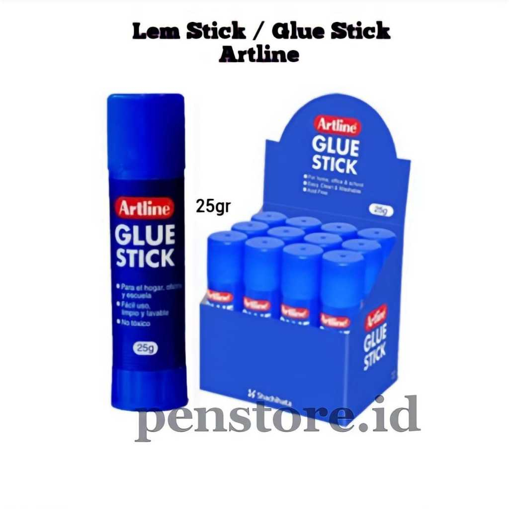 Jual (pcs) Lem stick ARTLINE 25gr (Besar) / Glue stick / Lem kertas ...