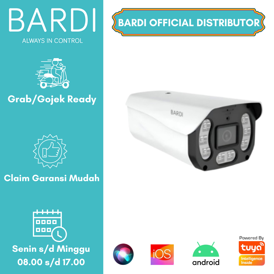 Jual BARDI IP Camera Outdoor CCTV With POE STC - IP67 4MP SMART IOT ...