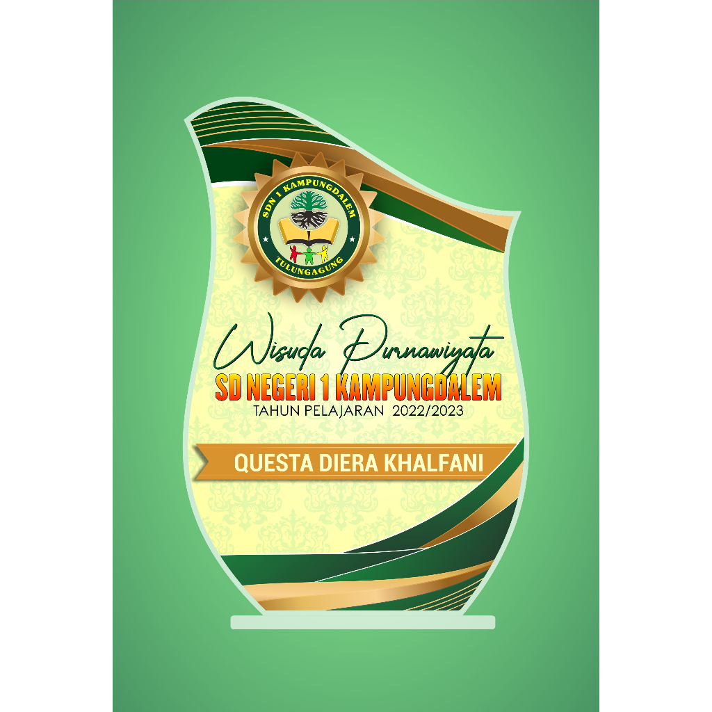 Jual Plakat Wisuda Vandel Wisuda Plakat Akrilik Vandel Akrilik | Shopee ...