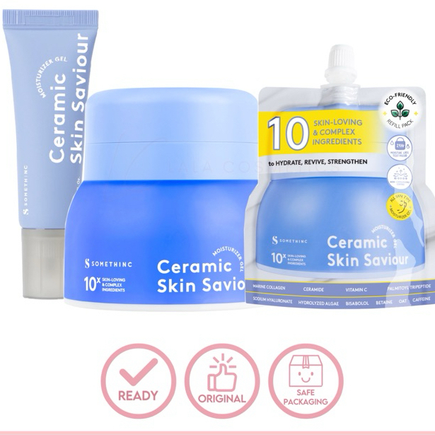 Jual ED 7/2025 - SOMETHINC Ceramic Skin Saviour Moisture Gel 25 ml/ 50 ...