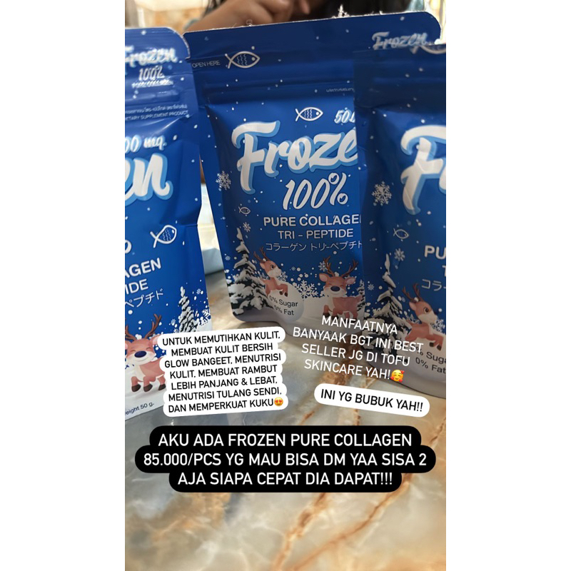 Jual 2 FROZEN PURE COLLAGEN THAILAND | Shopee Indonesia