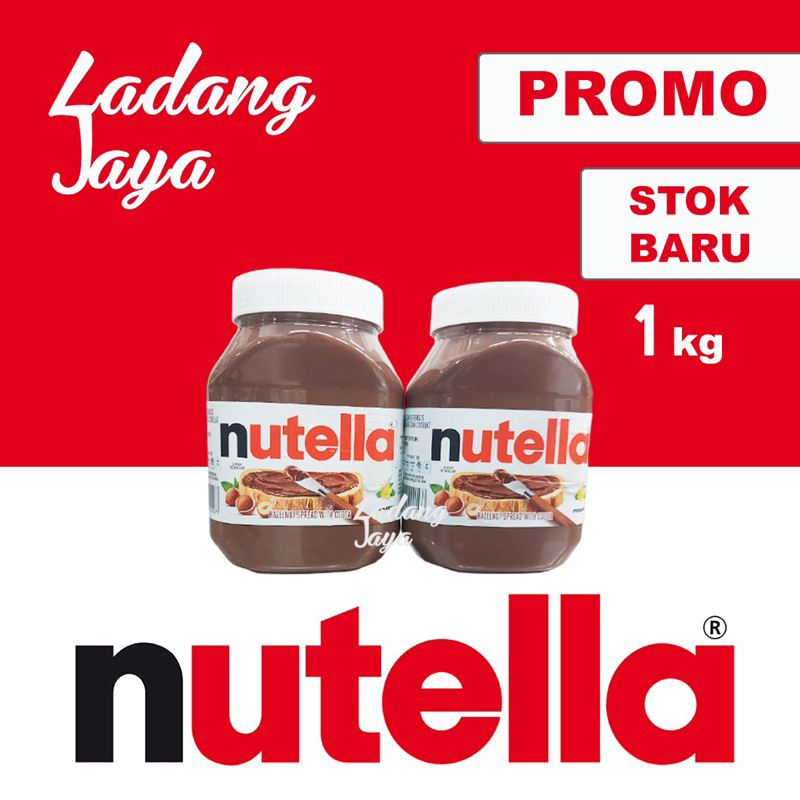 Jual [TERMURAH] Coklat Nutella 1kg Choco Hazelnut Olesan / Spread ...