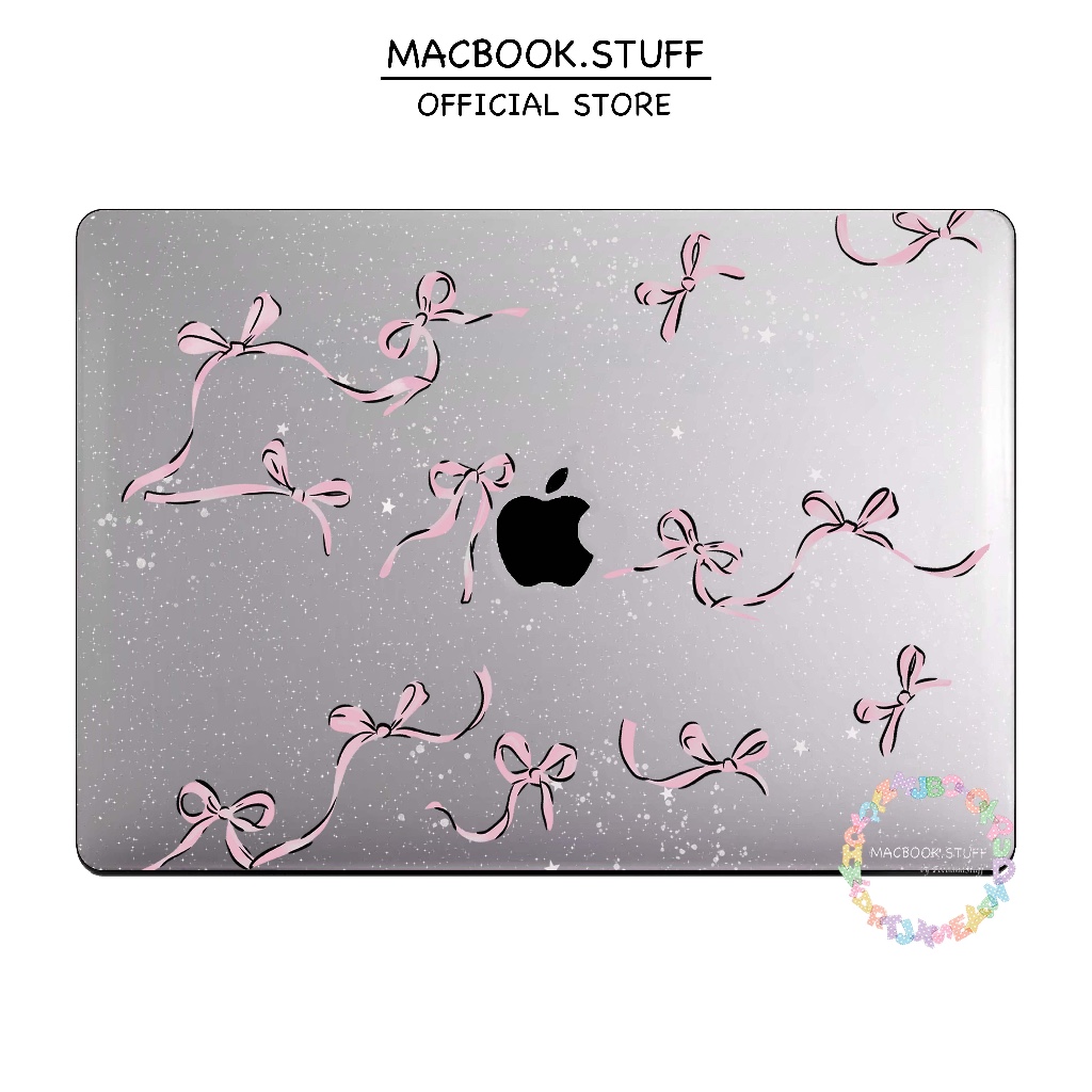 Jual MACBOOK Case CUSTOM PINK RIBBON PITA MERAH MUDA SKETSA DESIGN NEW ...