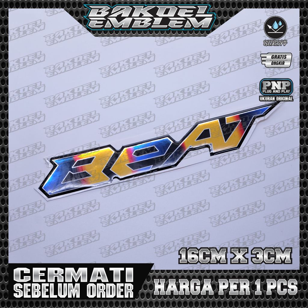Jual EMBLEM BEAT MODEL TITANIUM, EMBLEM BEAT 3D MODEL TITANIUM | Shopee ...