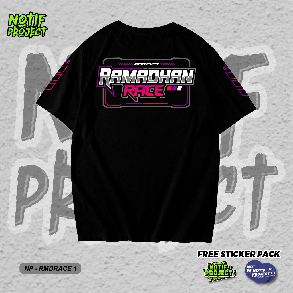 Jual Kaos Ramadhan Race 2024 Notif Project Tshirt Racing Kaos Combed ...
