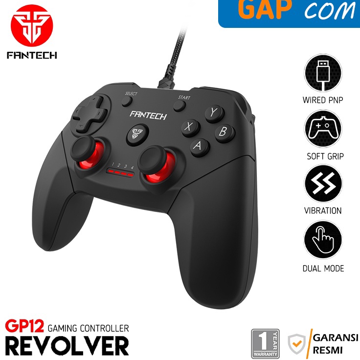 Jual Joystick Gamepad Stik PC Komputer PS3 Android Fantech GP12 ...