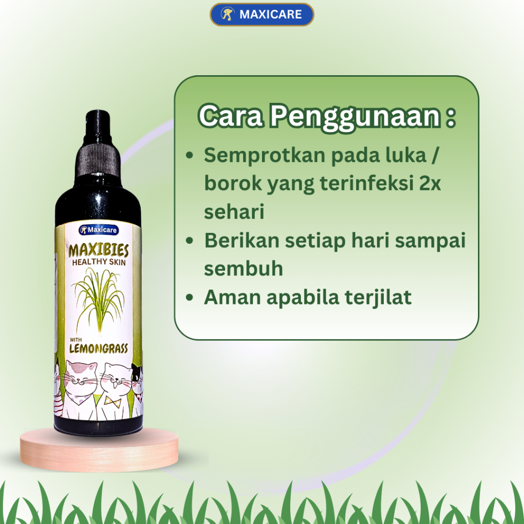 Jual OBAT JAMUR SCABIES KUCING ANJING MAXICARE MAXIBIES VITAMIN KUCING ...