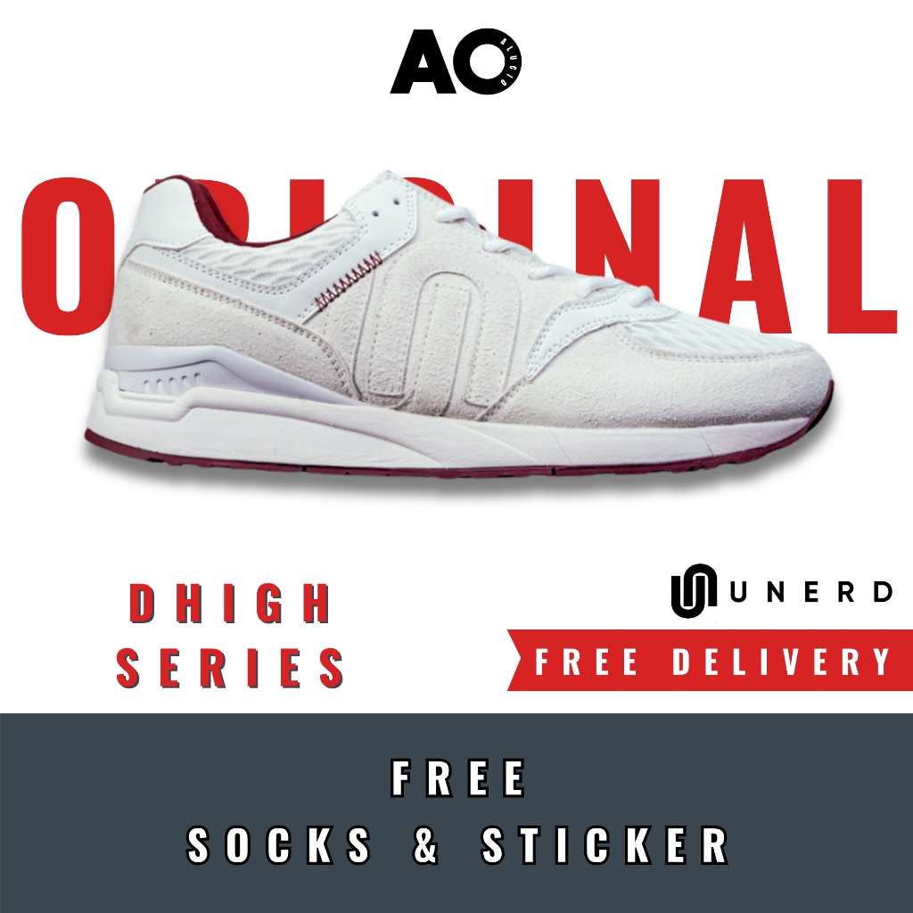 Jual Sepatu Unerd DHIGH Valentine White Blossom Sepatu Sneakers Casual ...