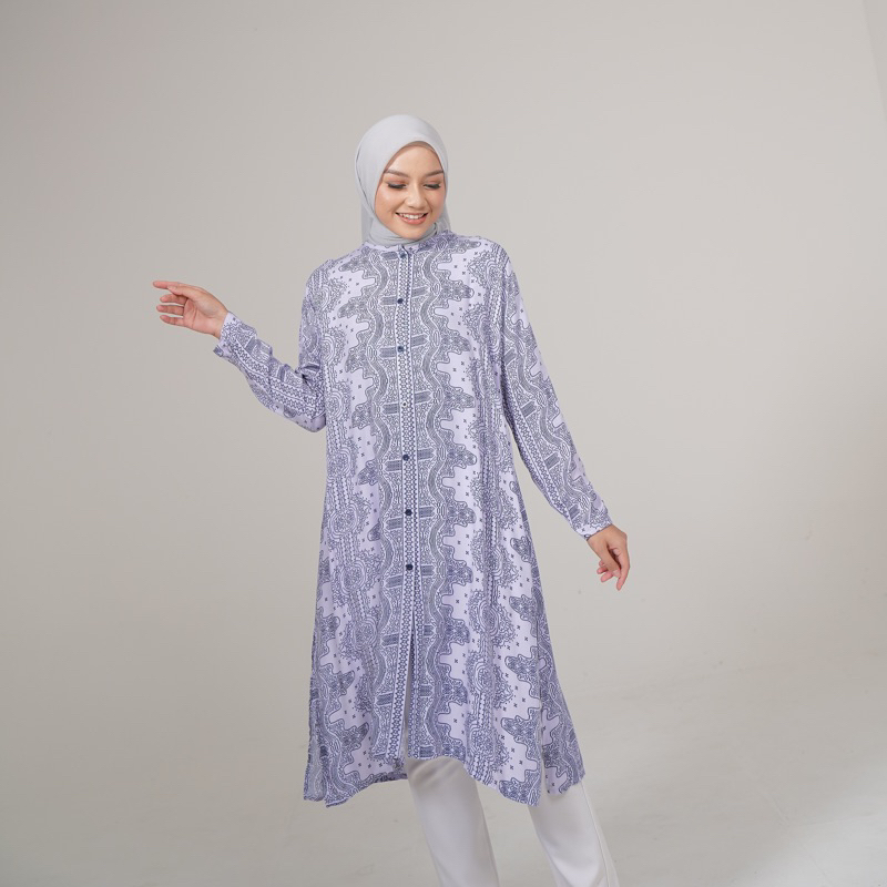 Jual LONG TUNIK RAYON VISCOSE PREMIUM BUSUI/TUNIK RAYON MOTIF TERBARU ...