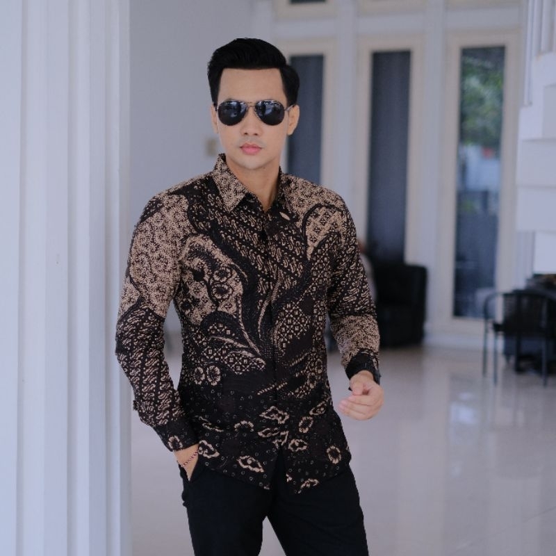Jual Kemeja Batik Pria Original Slimfit Lapis Furing Motif Terbaru Baju ...