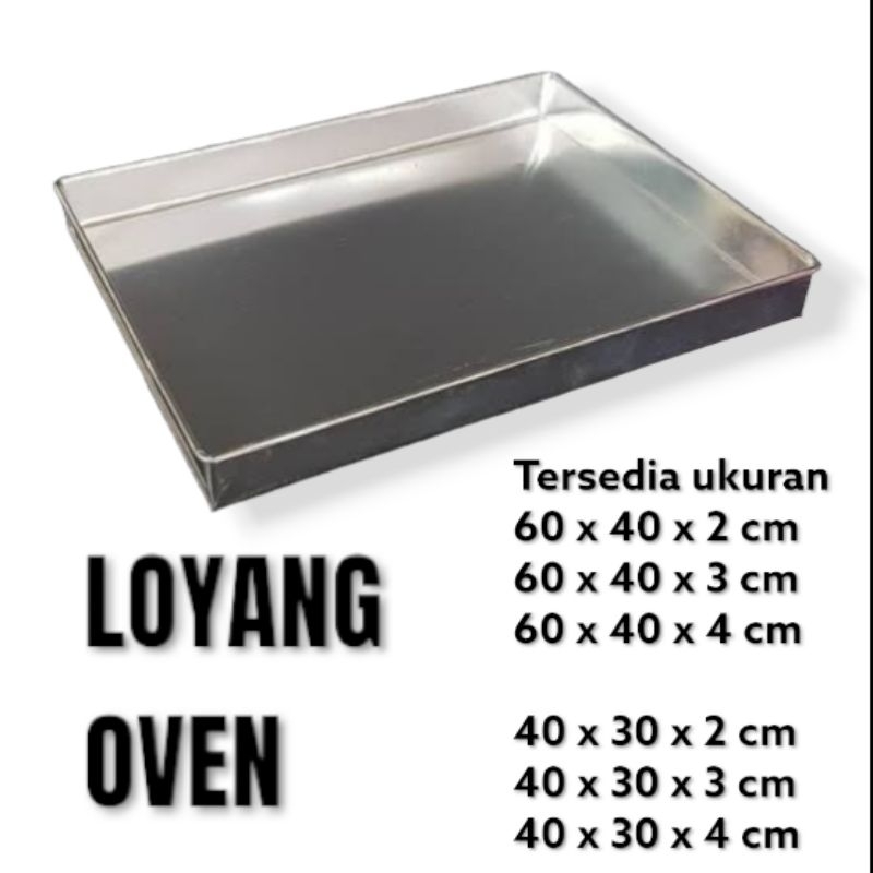 Jual LOYANG OVEN ALUMUNIUM / LOYANG ALAS OVEN UKURAN 60X40X2/60X40X3 ...