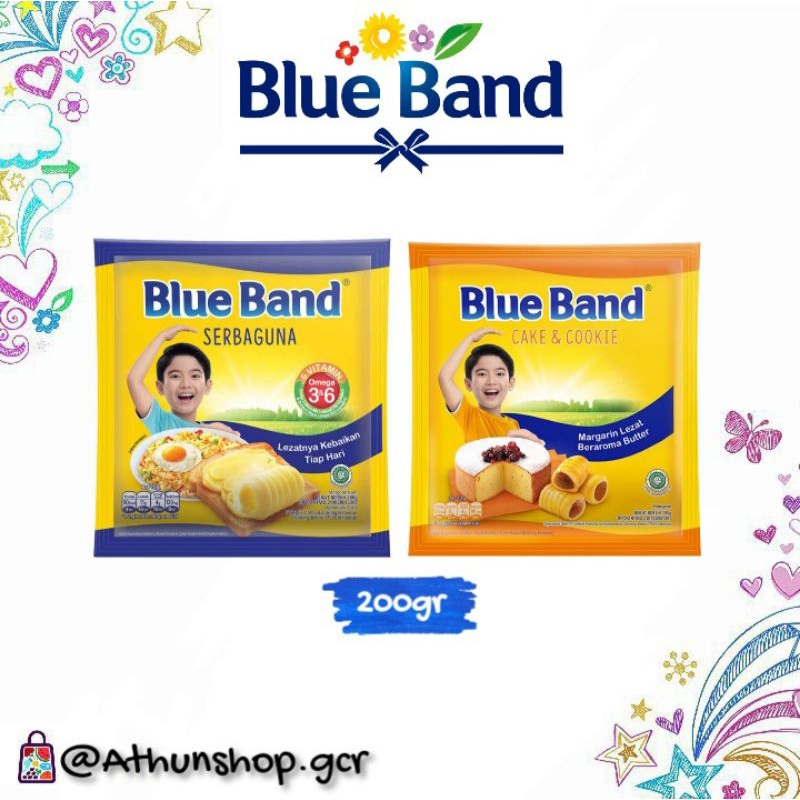 Jual Blue Band Margarin Kemasan 200gr All Varian | Shopee Indonesia