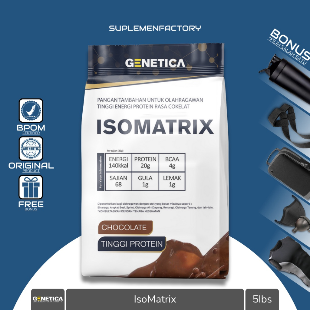 Jual Genetica Isomatrix 5 Lbs Protein Isolate Matrix | Shopee Indonesia