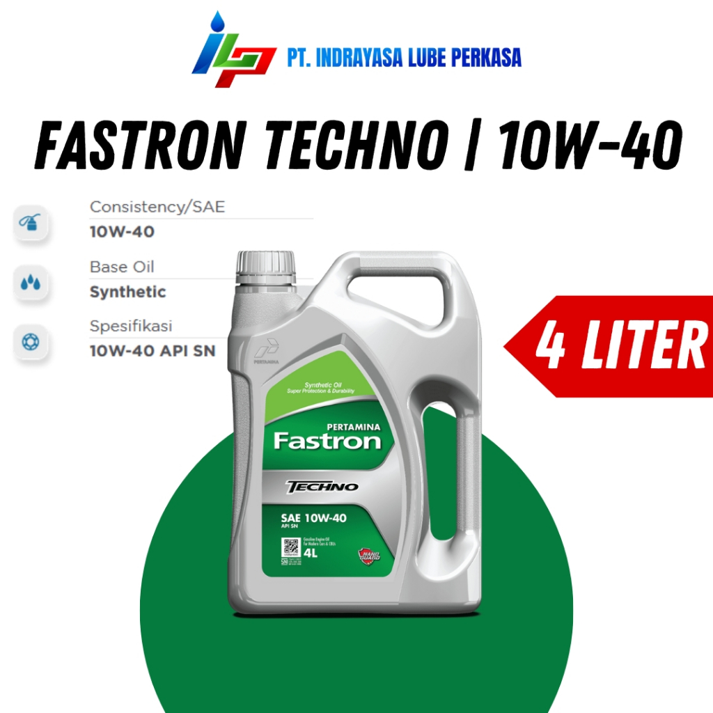 Jual FASTRON TECHNO | 10W-40 4 Liter (isi 6 Botol) | Shopee Indonesia