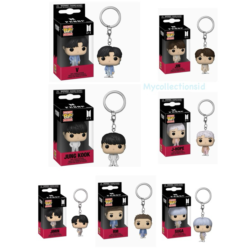 Jual MYCOLLECTIONSID FUNKO POCKET POP KEYCHAIN GANTUNGAN KUNCI BTS PROOF V JUNGKOOK JIMIN JIN ...