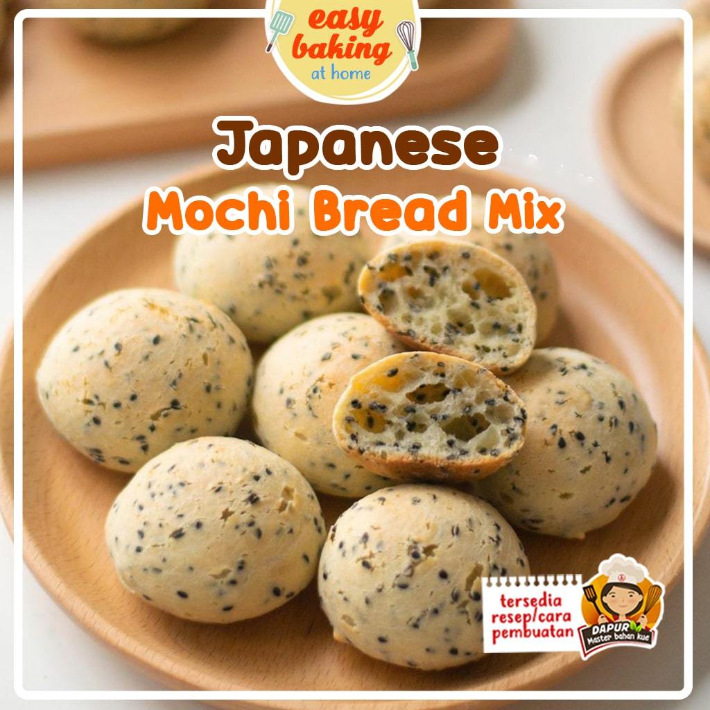 Jual Japanese Mochi Bread Mix Nisshin / Premix Roti Mochi (500 gr ...