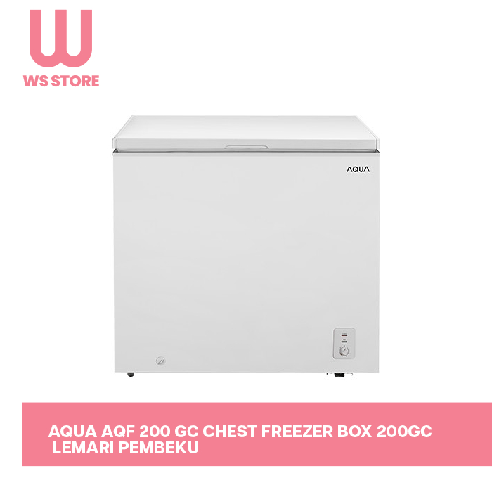 Jual AQUA AQF 200 GC CHEST FREEZER BOX 200GC LEMARI PEMBEKU | Shopee ...